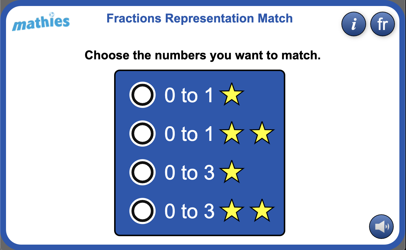 Fractions Representation Match | Mathies.ca (WRDSB@Home)